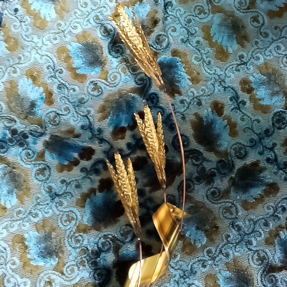 Wall Decor | Vintage 7s Metal Wheat Sculpture | Poshmark